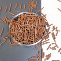 China 0.6-0.9 g/cm3 Bulk Density Iron Oxide Desulfurizer Yellow And Brown Long Granule for sale