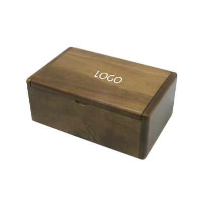 China Wooden Keepsake Box with Hinged Lid Storage for Trinkets and Memorabilia for sale