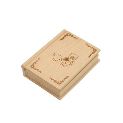 China Wooden Baby tooth case  ,tooth holder ,wooden tooth box for Newborn  baby gift for sale