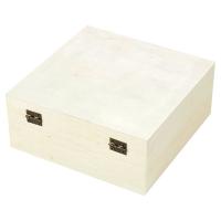 China Hinged-Lid Nesting Boxes for Arts Crafts Hobbies and Home Storage Unfinished Pine Wood Natural Wood Color for sale