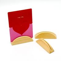 China Wooden Card Base  For Catering Supplies, Food Labels, Party Decorations, Wedding Table for sale