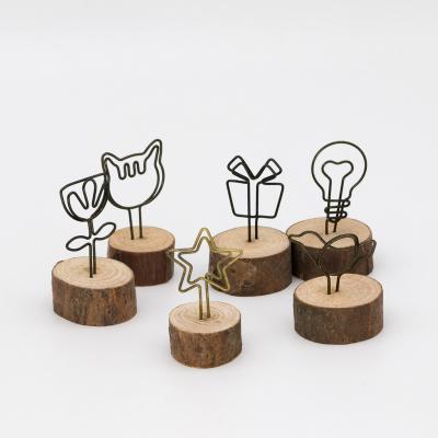 China Natural Wood Memo Clip  Business Card folder for sale