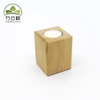 China Wooden candle holder in Exclusive Natural Beech Wood base 100% Eco Product  Accept Customized Logo for sale