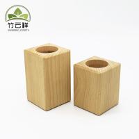 China Wooden candle holder in Exclusive Natural Beech Wood base 100% Eco Product  Accept Customized Logo for sale