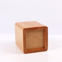China Square shaped Beech wooden pen holder for sale