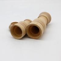 China Jar Shell Acacia Pepper Mill Set Polished Wood Salt And Pepper Shakers Set for sale
