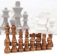 China Chess Set for Adults Kids Wooden Foldable Chess Board Tabletop Chess Game Toy Set for sale