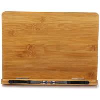 China Pine wooden holder for Tablet phone foldable wooden book stand for sale