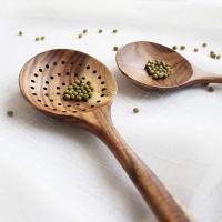 China Heat Resistant  Kitchen Utensils Cooking Wooden Wooden Spatula Non Scratch Rice Spoon for sale