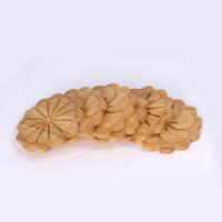 China Custom Engraved Bamboo Wooden Coaster Wedding Personalized Coaster Set for sale