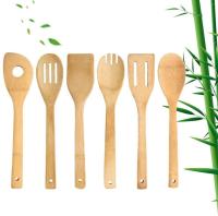 China Bamboo Wooden Kitchen Cooking Utensils Set for sale