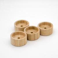 China Round Air Tight Bamboo Lids Home Kitchen  Bamboo Lids For Mason Jars for sale