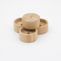 China Round Air Tight Bamboo Lids Home Kitchen  Bamboo Lids For Mason Jars for sale