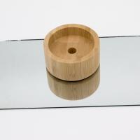 China Round Air Tight Bamboo Lids Home Kitchen  Bamboo Lids For Mason Jars for sale