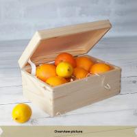 China White Decoration Large Wooden Box 20cm X 30cm Storage Keepsake Wood Box Plain for sale