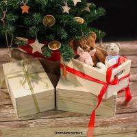 China White Decoration Large Wooden Box 20cm X 30cm Storage Keepsake Wood Box Plain for sale