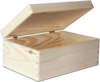 China White Decoration Large Wooden Box 20cm X 30cm Storage Keepsake Wood Box Plain for sale