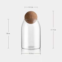 China Airtight Seal Wooden Jar Lid Wood Ball Lids Food Storage Canister For Tea Coffee for sale