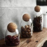 China Airtight Seal Wooden Jar Lid Wood Ball Lids Food Storage Canister For Tea Coffee for sale