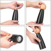 China 13cm 22cm Pepper Mill Grinder Adjustable Wooden Pepper Grinder for sale