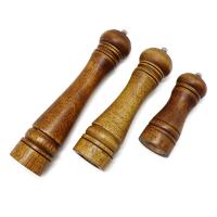 China 12in 8in Modern Wood Pepper Mill Sustainable Wooden Salt Shaker And Pepper Grinder for sale