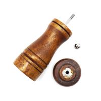 China 12in 8in Modern Wood Pepper Mill Sustainable Wooden Salt Shaker And Pepper Grinder for sale
