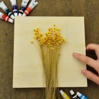 China Unpolished wood cradle painting board is suitable for art and handicrafts wood canvas board for sale