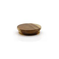 China Decorative Wooden Jar Lid Dustproof Spice Jar Acacia Lid Silicone  Mug Cup Cover for sale
