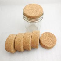 China Mason Jar Milk Bottle Wooden Jar Lid Glass Bottle Cork Stopper For Spices for sale
