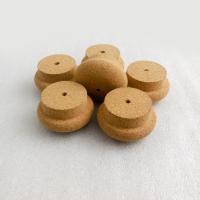 China Mason Jar Milk Bottle Wooden Jar Lid Glass Bottle Cork Stopper For Spices for sale