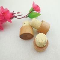 China Wine Stopper Personalized Handmade Wood Cork Bottle lids for sale