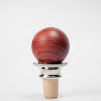 China Handmade Wine Bottle Stopper - Hand Turned Wood with Ball Head - Cork Stopper for sale