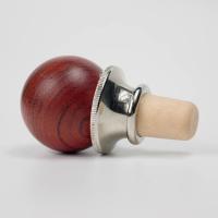 China Handmade Wine Bottle Stopper - Hand Turned Wood with Ball Head - Cork Stopper for sale