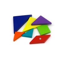 China Magnet Wooden Puzzle Tangram Game Sorting Stacking Travel Tangram Puzzles For Adults for sale