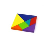 China Magnet Wooden Puzzle Tangram Game Sorting Stacking Travel Tangram Puzzles For Adults for sale