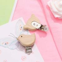 China 1.8in To 2.2in Animal Shaped Grip Teether Wood Durable Baby Teething Toys For Soothing for sale