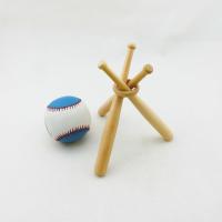 China 150MM/180mm wooden  baseball bat for Keychain or kids toy for sale