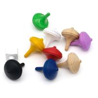 China Wooden Gyroscope Spinning Top Eco-Friendly Educational Toy for Kids for sale