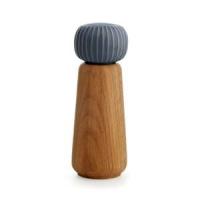 China Custom Adjustable Pepper Mill Grinder 7 Inch Wooden Salt And Pepper Mills for sale