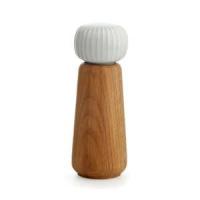 China Custom Adjustable Pepper Mill Grinder 7 Inch Wooden Salt And Pepper Mills for sale