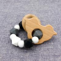 China Baby Silica Gel Grip Teether Basic Teething Rattle  0 To 24 Months for sale
