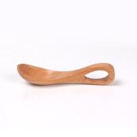 China 0 - 12 Months BPA Free Wooden  Baby Spoon Fork Set Animal Shaped for sale
