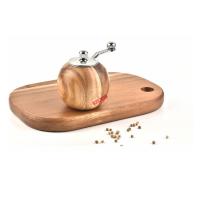China Kitchen  Natural Wood Pepper Mill Grinder 5inch 10inch Wooden Salt Grinder for sale