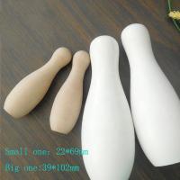 China Unfinished DIY Craftwooden Bowling Toy Children Adults Vintage Wooden Bowling Game for sale