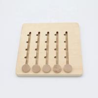 China 200mm Wooden Number Sorting Board Educational Preschool Toddler Toys for sale