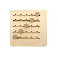 China 200mm Wooden Number Sorting Board Educational Preschool Toddler Toys for sale