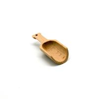 China Wooden Bath Salt Scoop Unpainted Wooden Scoop Spoon Use For Tea Cereals Coffee for sale