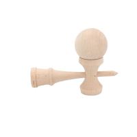 China 2 To 4 Years Wooden Kendama Laser Logo Wooden Puzzle Toy  190 X 70mm for sale