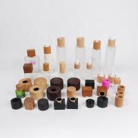 China Non Spill Wooden Reed Diffuser Cap Perfume Lid Perfume Wooden Caps Mason Jar  Caps for sale