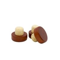 China Wooden Stopper Made Out of Natural Solid Wood and Cork for sale